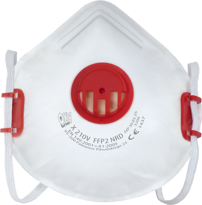 FFP2 - PÓŁMASKA FILTRUJĄCA - X 210 V NR D - synkmed.pl